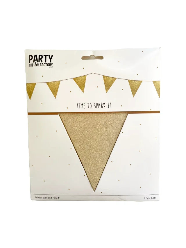 Glitter slinger Goud | 6M – Duurzame Versiering